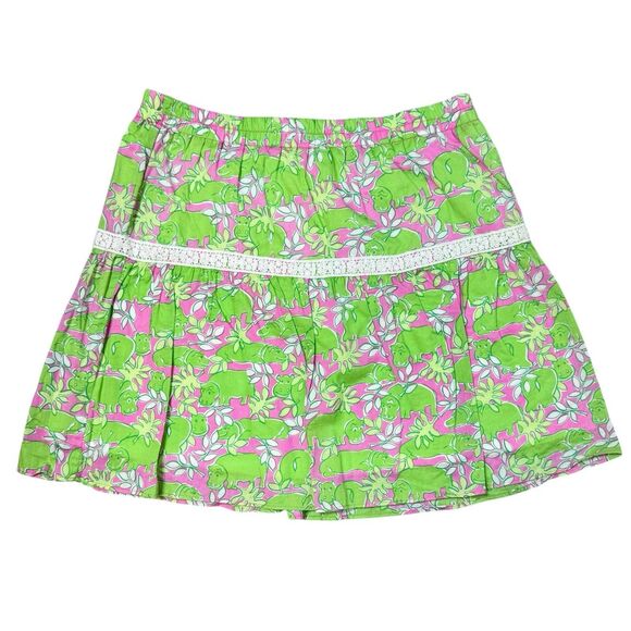 Lilly Pulitzer | Bottoms | Vintage Lilly Pulitzer Skirt Girls 7 Green ...